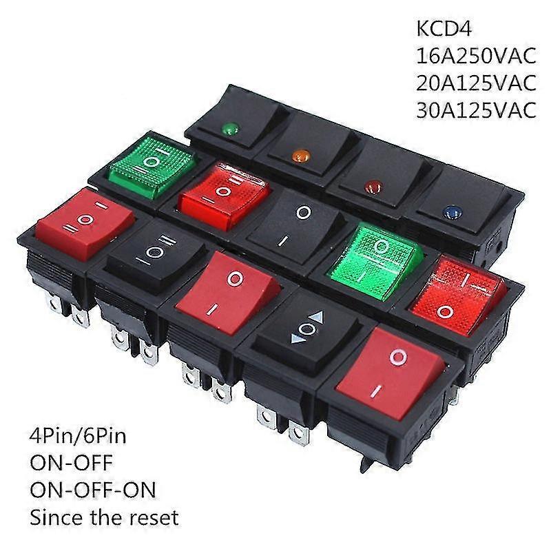 1Pcs rocker switch on-off 2 position 4 pins / 6 pins power switch 2 ...
