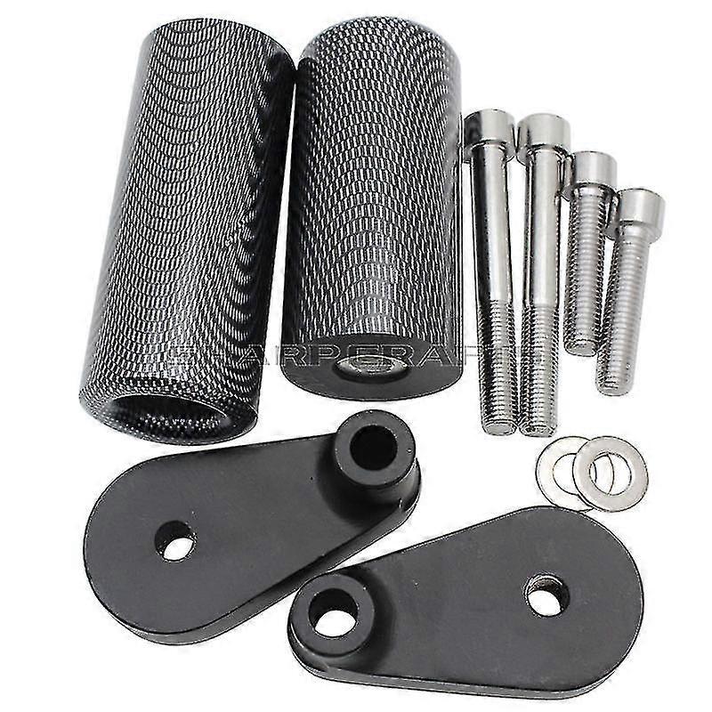 Motorcycle Parts Carbon No Cut Frame Sliders Crash Falling Protection ...