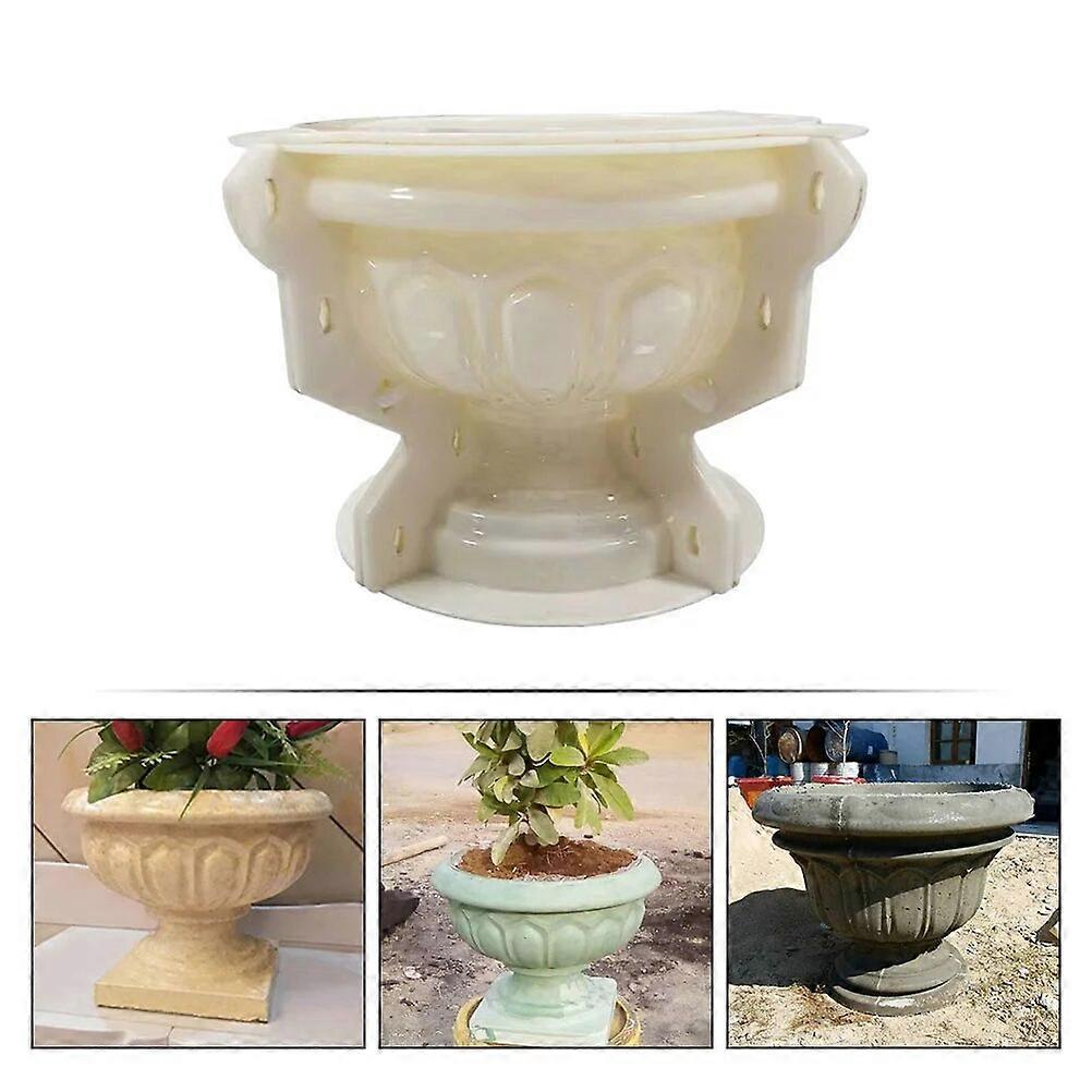 Flower Planter Mold Flower Pot Plastic Mold Concrete Clay Succulent ...