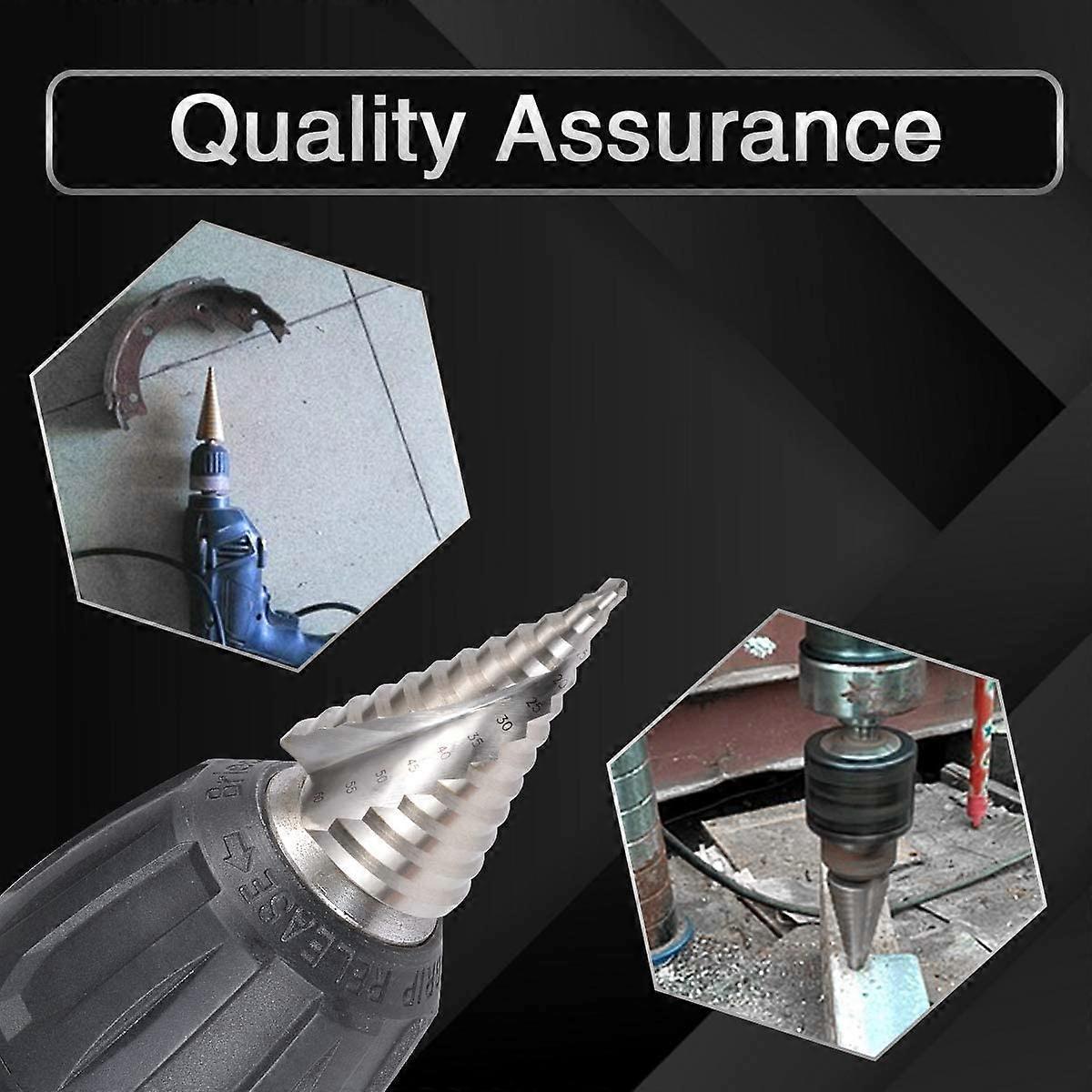 Classic Titanium Drill Bit, Large HSS Titanium Cone Drill Bit, Hole ...