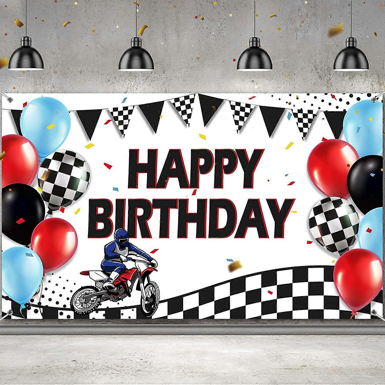 Dirt Bike Party Decoration Motocross Birthday Party Supplies, Dirt Bike ...