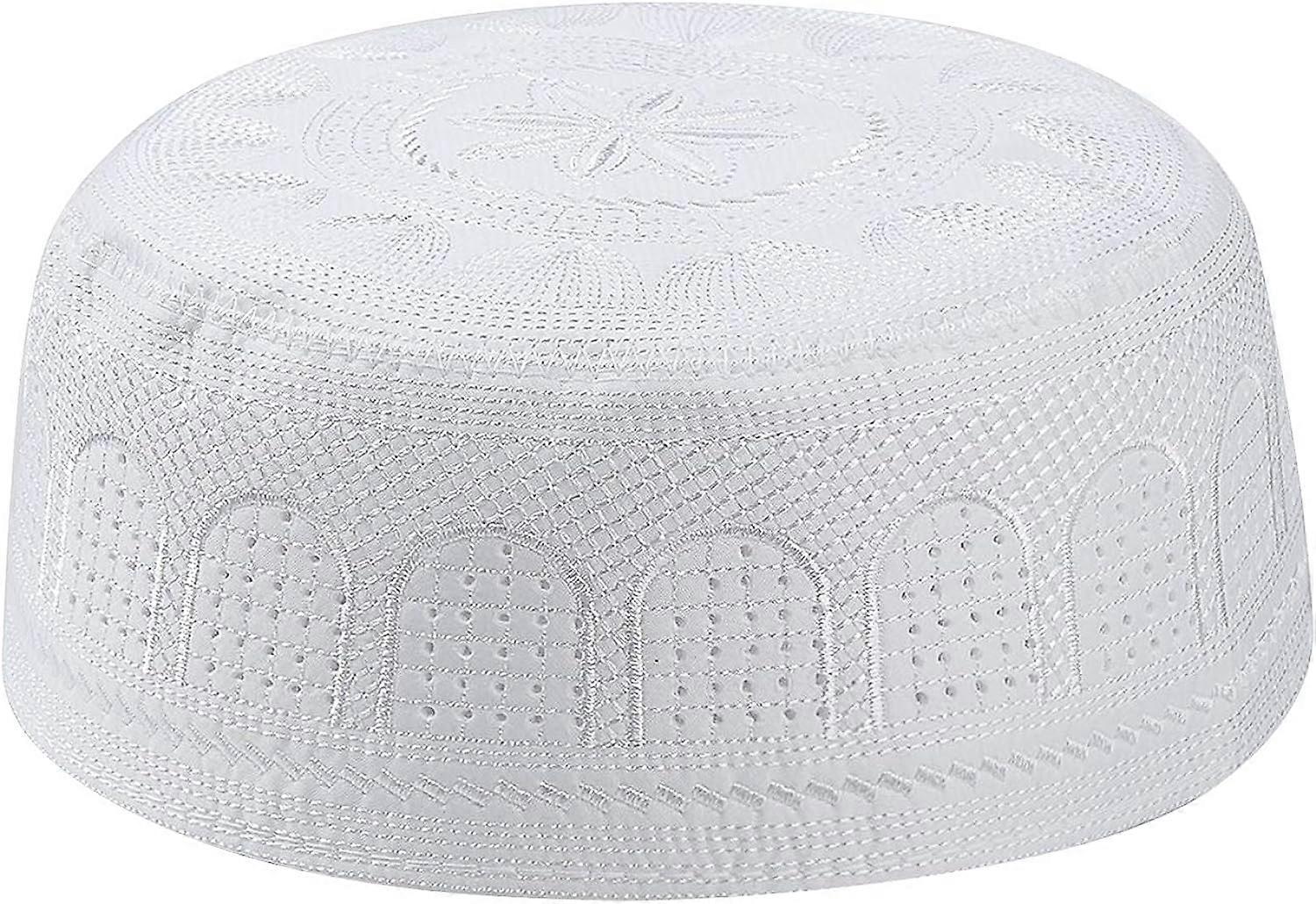 Mens Muslim Prayer Hat Embroidery Muslim Islam Cap Muslim Head Gear ...