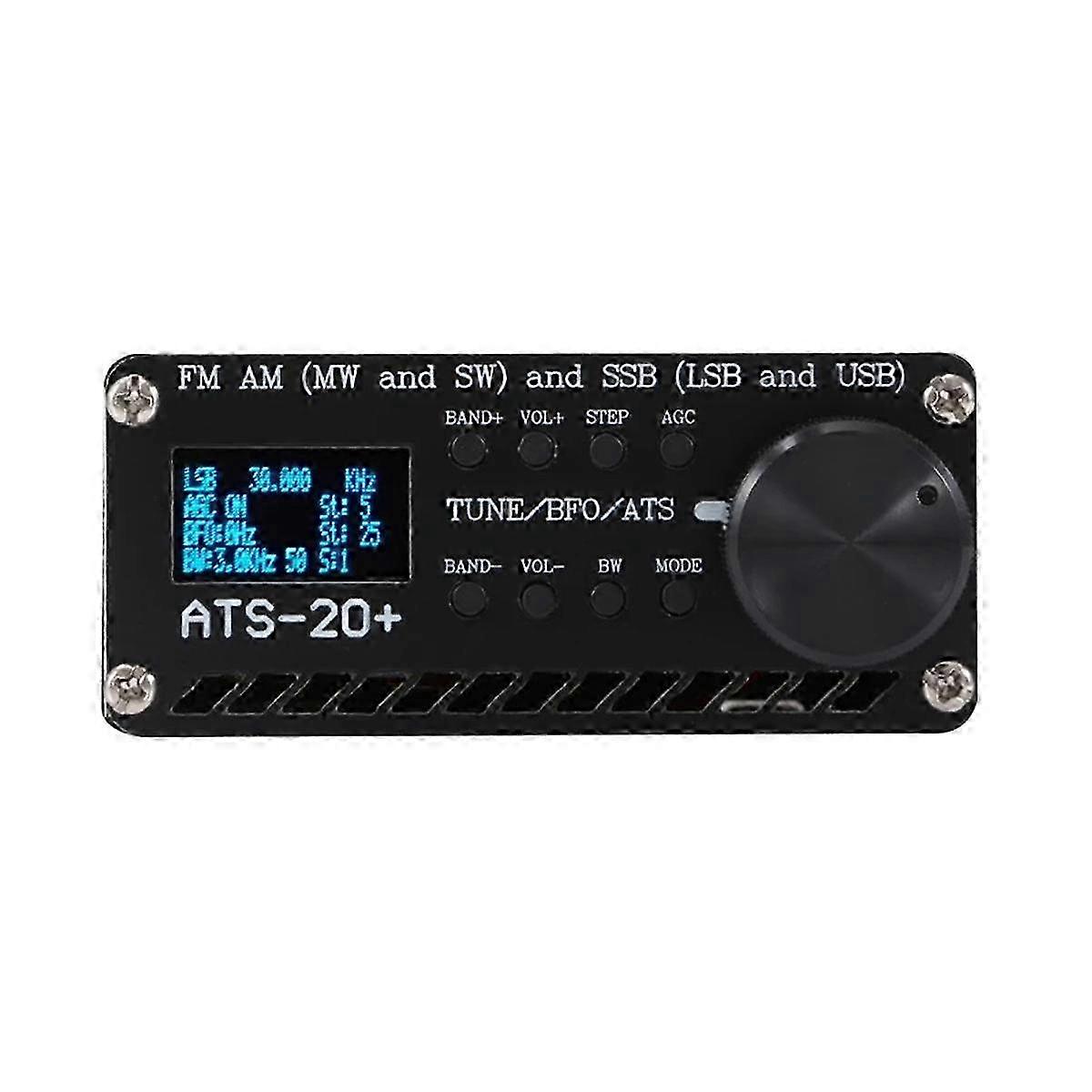 ATS-20+ Plus V2 SI4732 SDR Radio Receiver with OLED Display FM AM SW ...