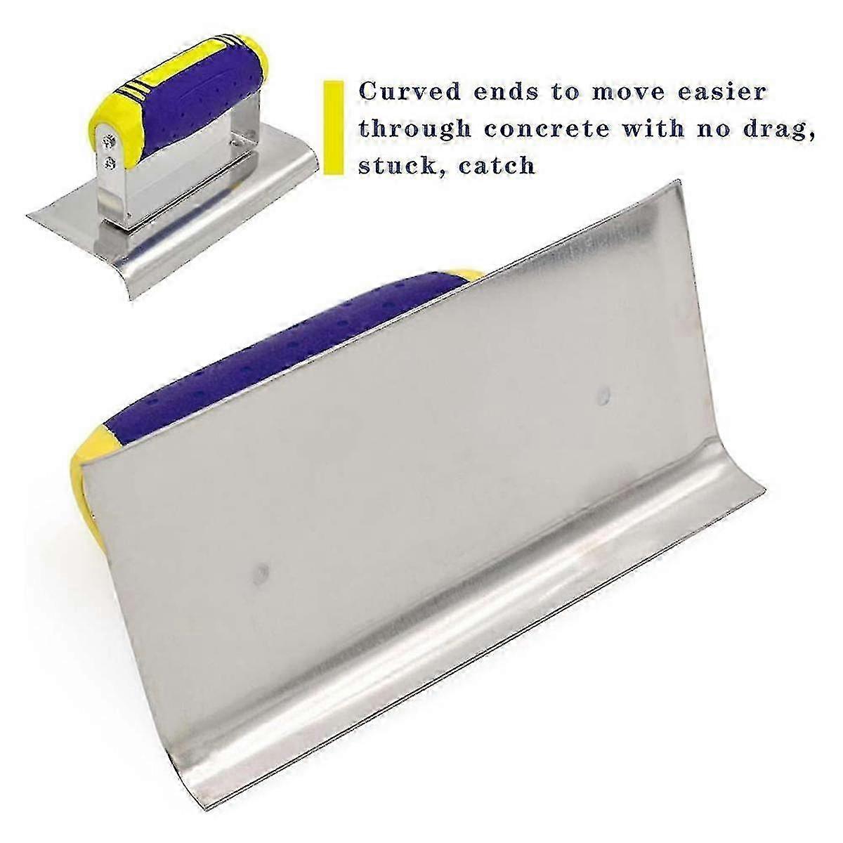 Stainless Steel Trowel Concrete Edger and Groover Tools Set Stucco ...