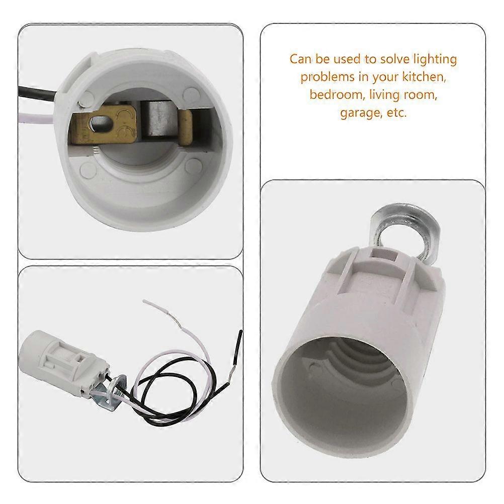 10pcs Candelabra Socket Replacement 60mm Light Socket E14 Screw Light ...