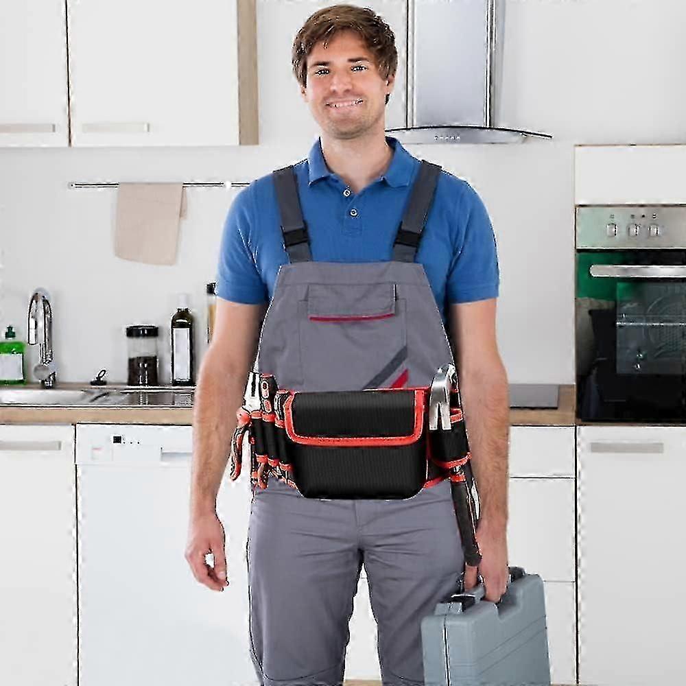 Tool Belt, Diy Tool Belt With Adjustable Leather Belt Tool Bag Belt ...