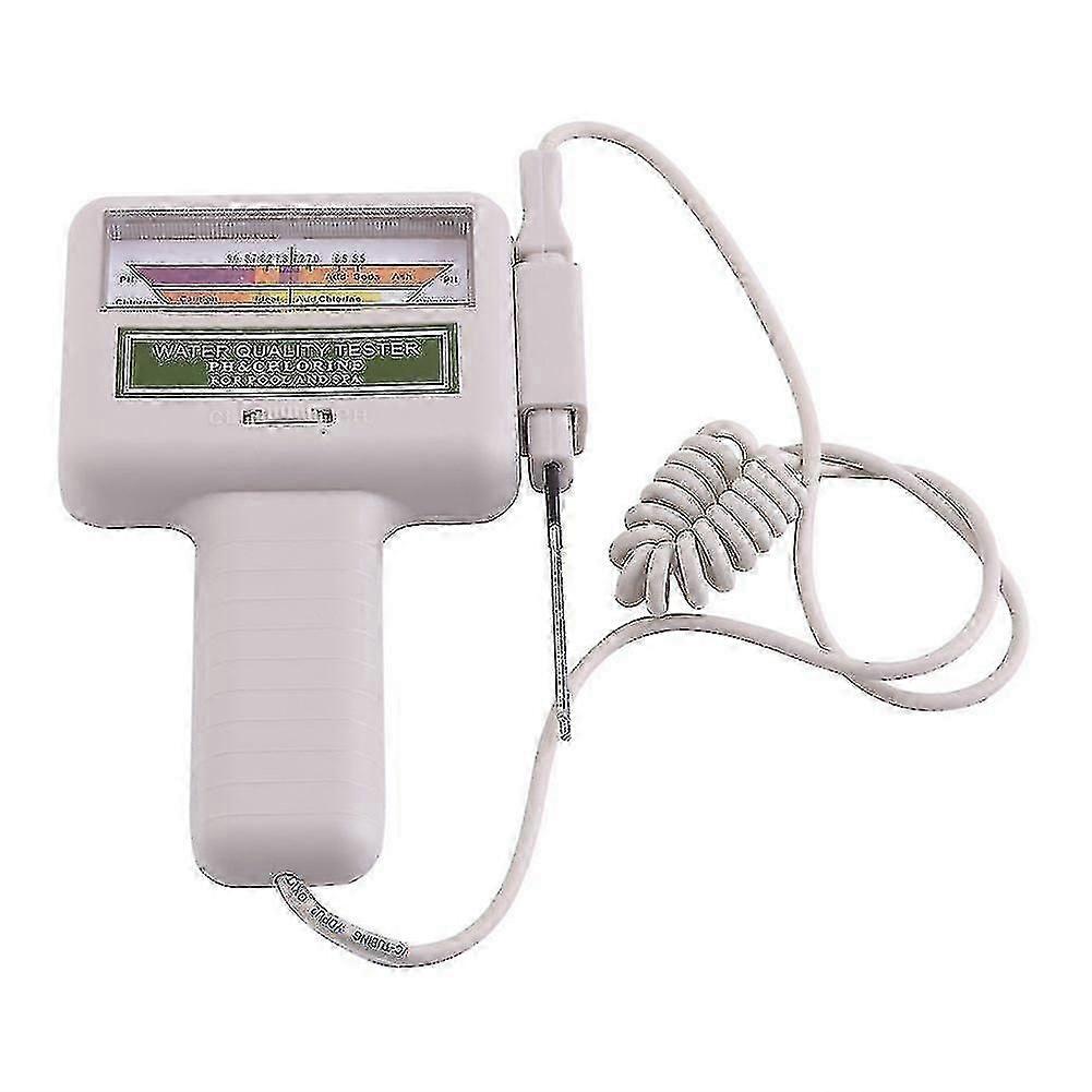 Water Quality Tester, Portable Digital Water Ph Tester Chlorine Level ...