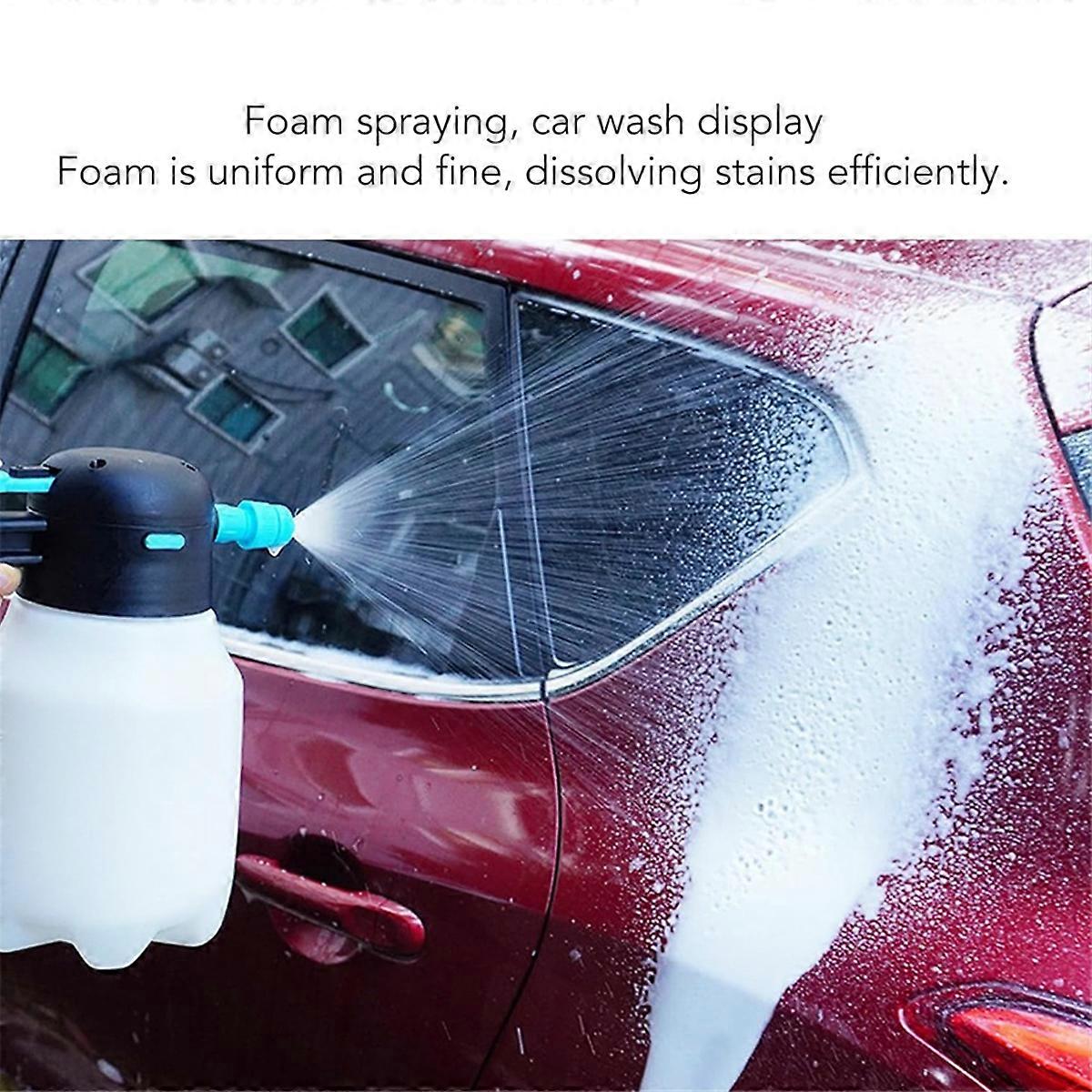 1.8L Electric Car Foam Sprayer, Battery Powered Foam Sprayer | Fruugo UK