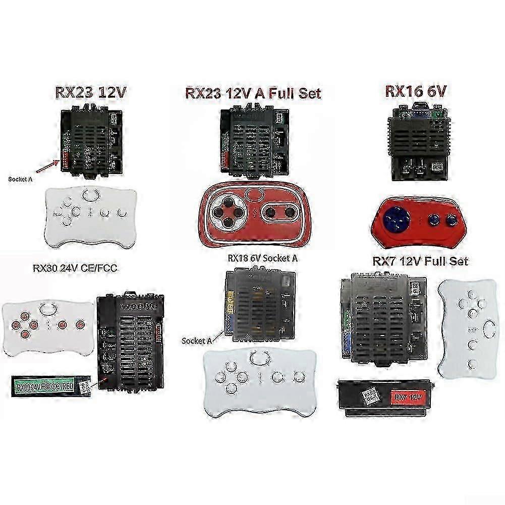 Rx7-rx37 6v/12v/24v Kid Powered Ride On Car 2.4g Bluetooth Remote ...