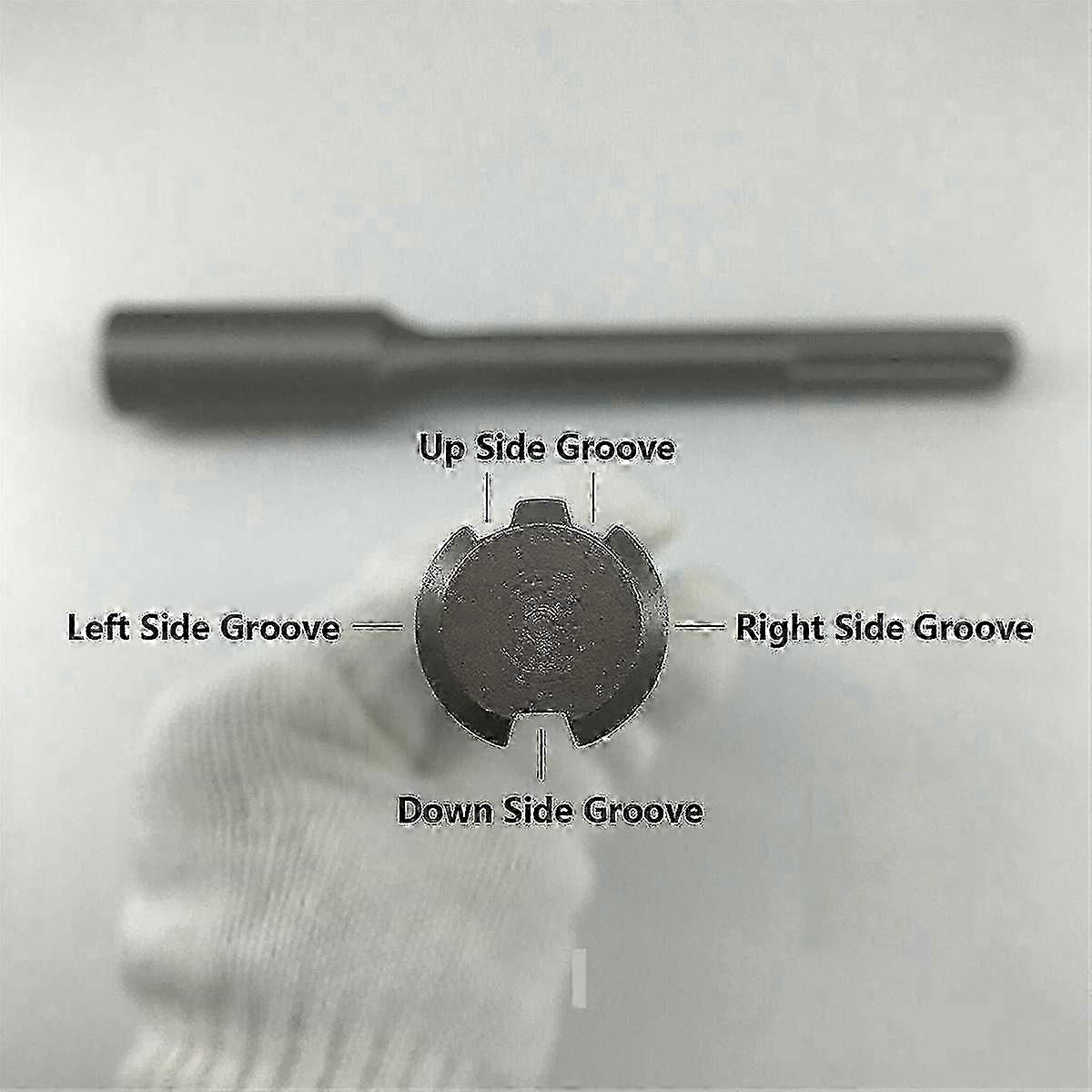 SDS-Max 18mm Diameter Ground Rod Driver for 5/8 Inch and 3/4 Inch ...