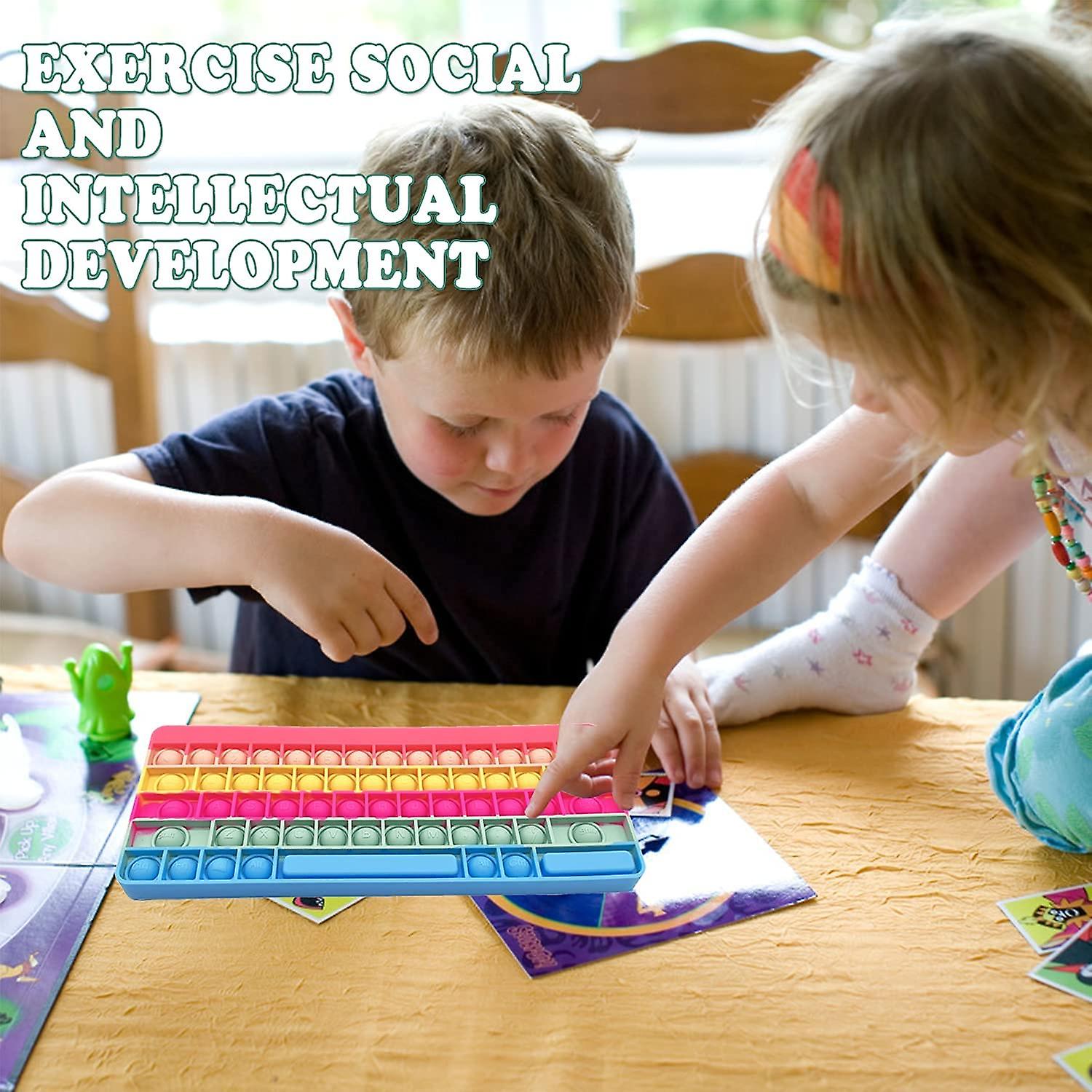 Big Size Pop Keyboard Game, Push Bubble Popper Fidget Toy, Bubble ...