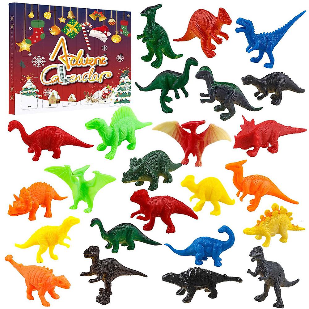 2023 Christmas Advent Calendar Dinosaur Blind Box Surprise Countdown Calendars Dino Toy Xmas ...