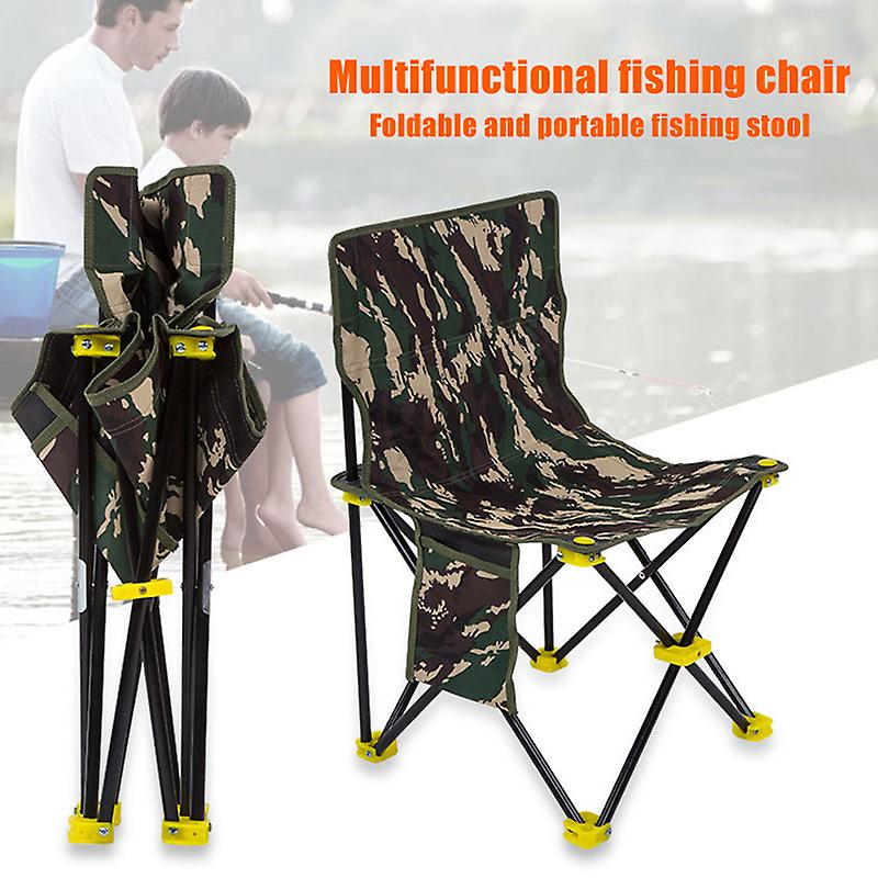 Fishing Chair Multifunctional Folding Fishing Stool Seat Camping ...