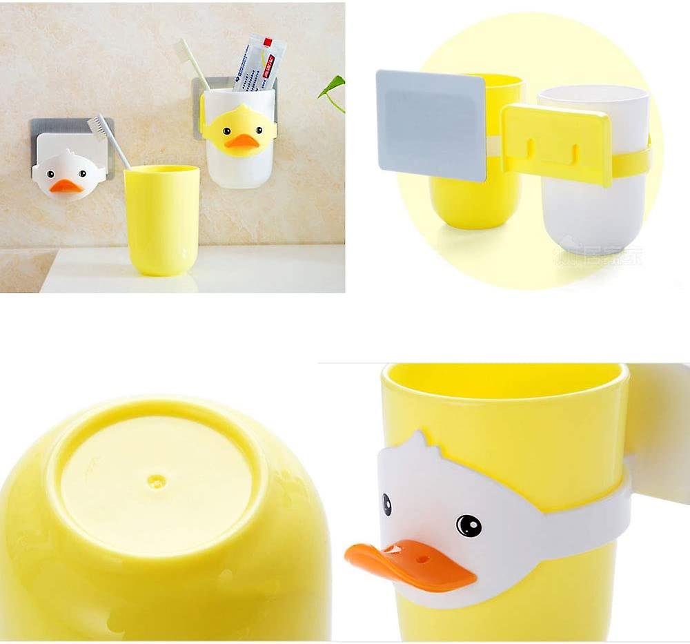 Suction Cup Toothbrush Holder Kids Giraffe Toothbrush Holder & Cup Set ...