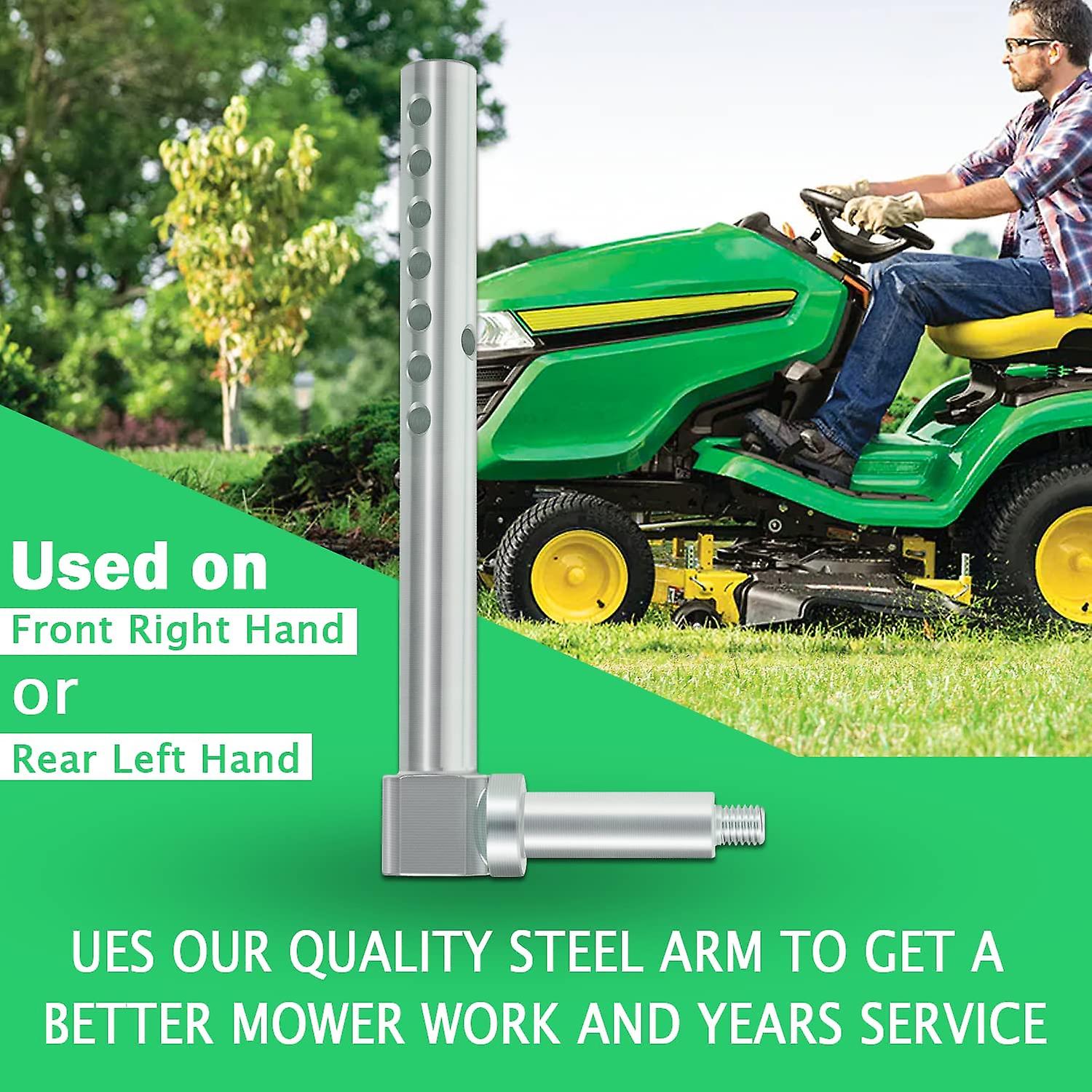 AM136327 Right Hand Front or Left Hand Rear Mower Deck Gage Wheel Arm ...