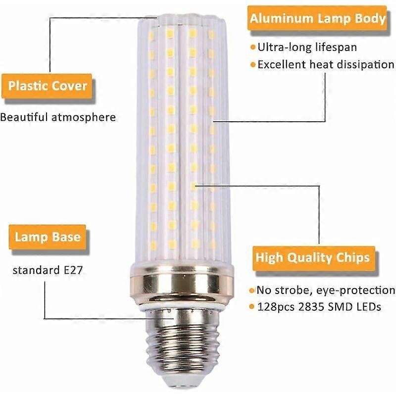 Ampoule LED E27 Maïs Blanc Chaud 3000K, 20W E27 Équivalent Halogène 150W, 2000LM, 360 Lumière ...