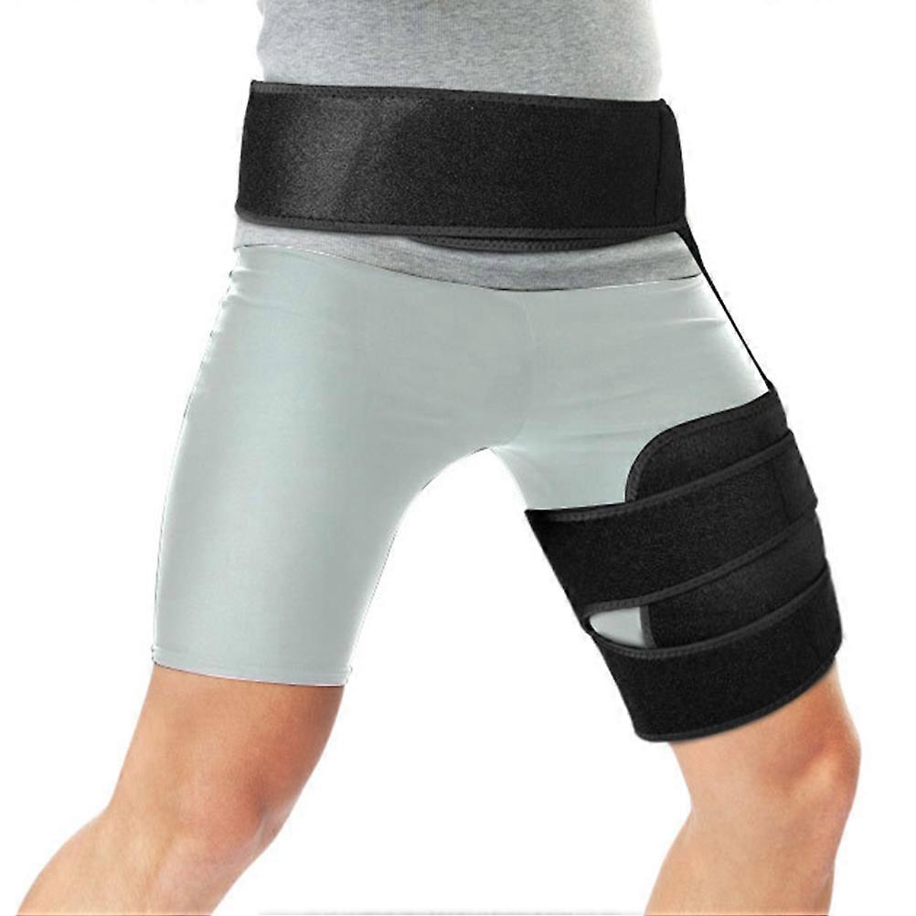 Hip Brace Thigh Hamstring Compression Support Wrap For Hip Flexor ...