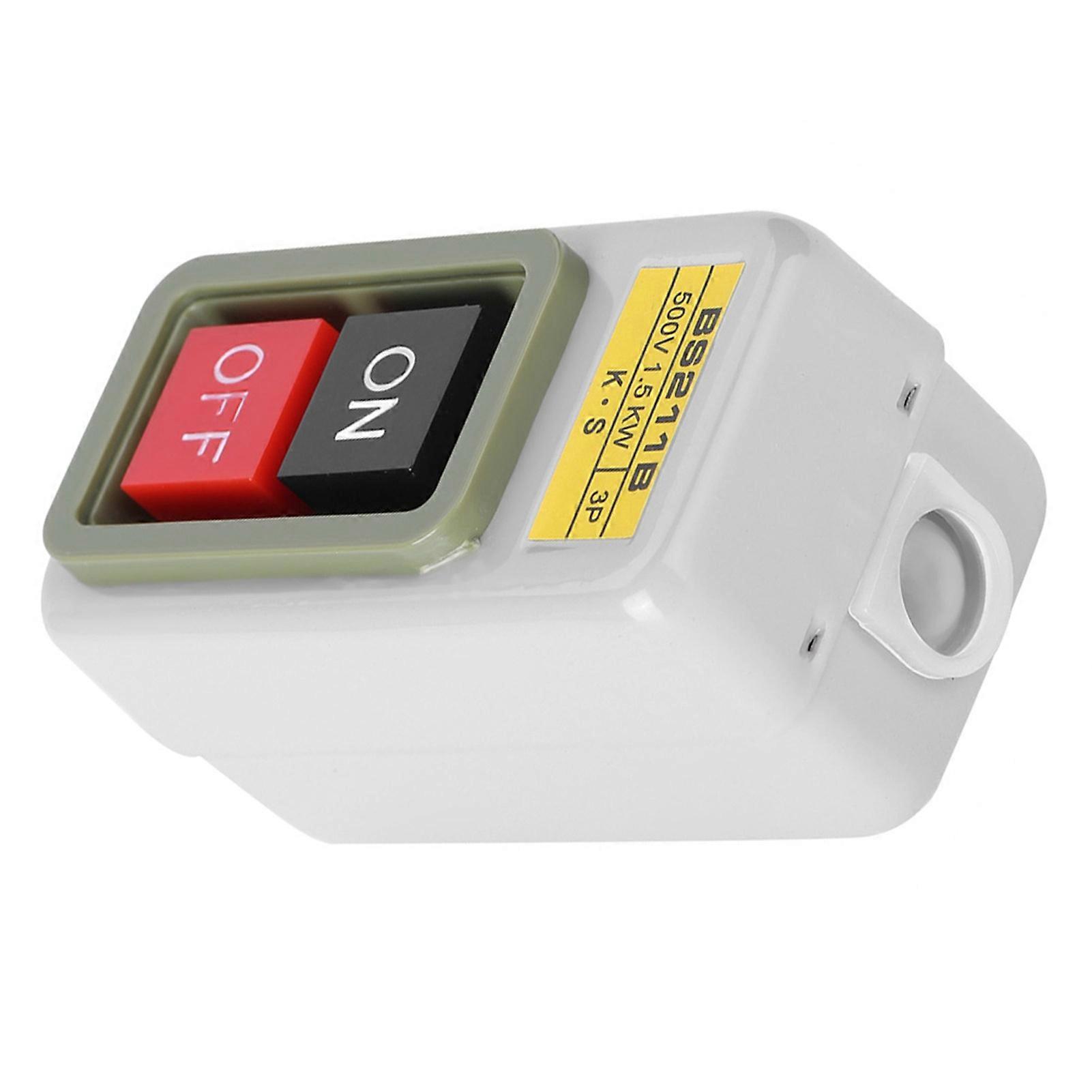 Self Locking 3P On/Off Power Push Button Switch AC 220V/380V BS211B ...