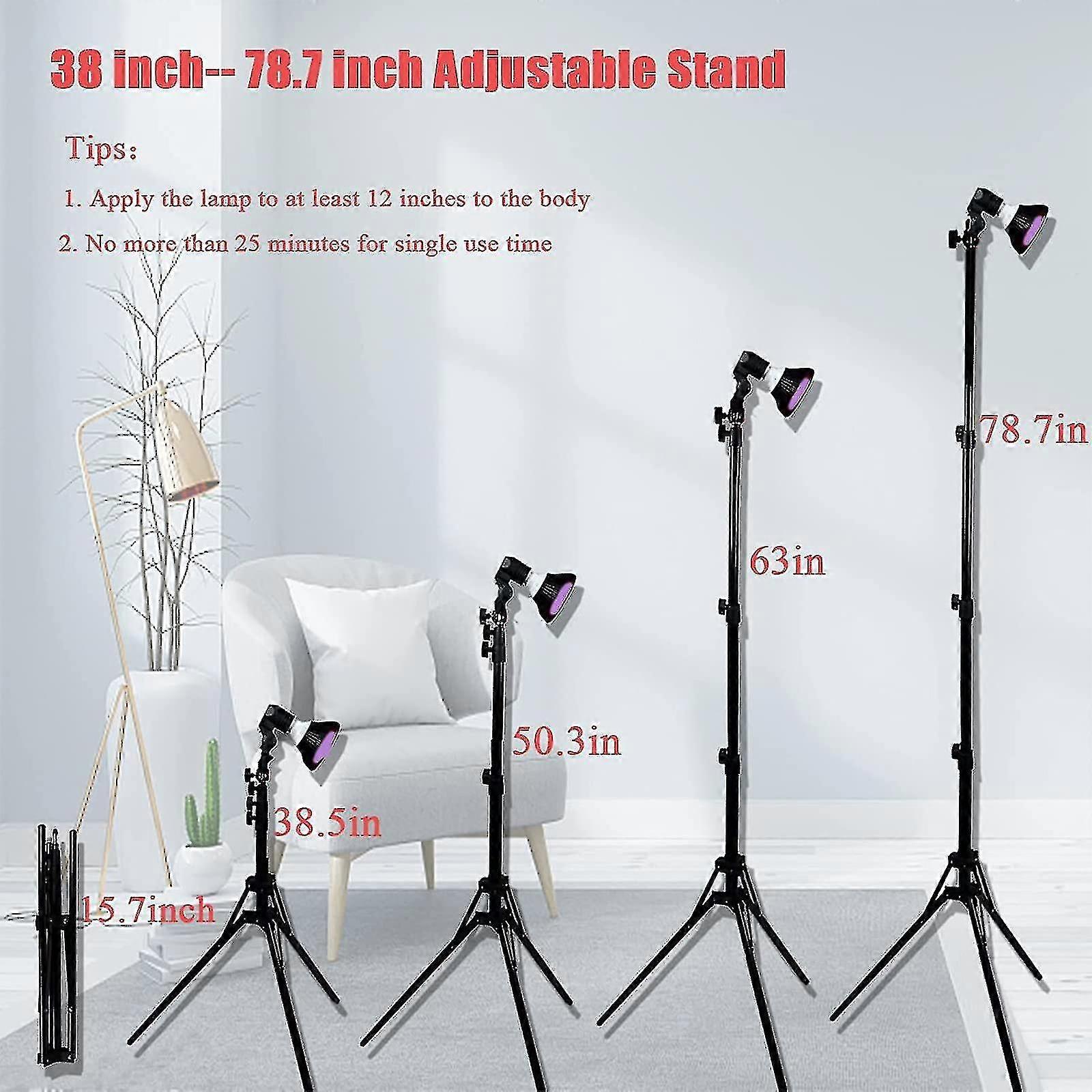 Tanning Lamp Light For Home Use Sunlight Lamp Body Face Bronzers 54w ...