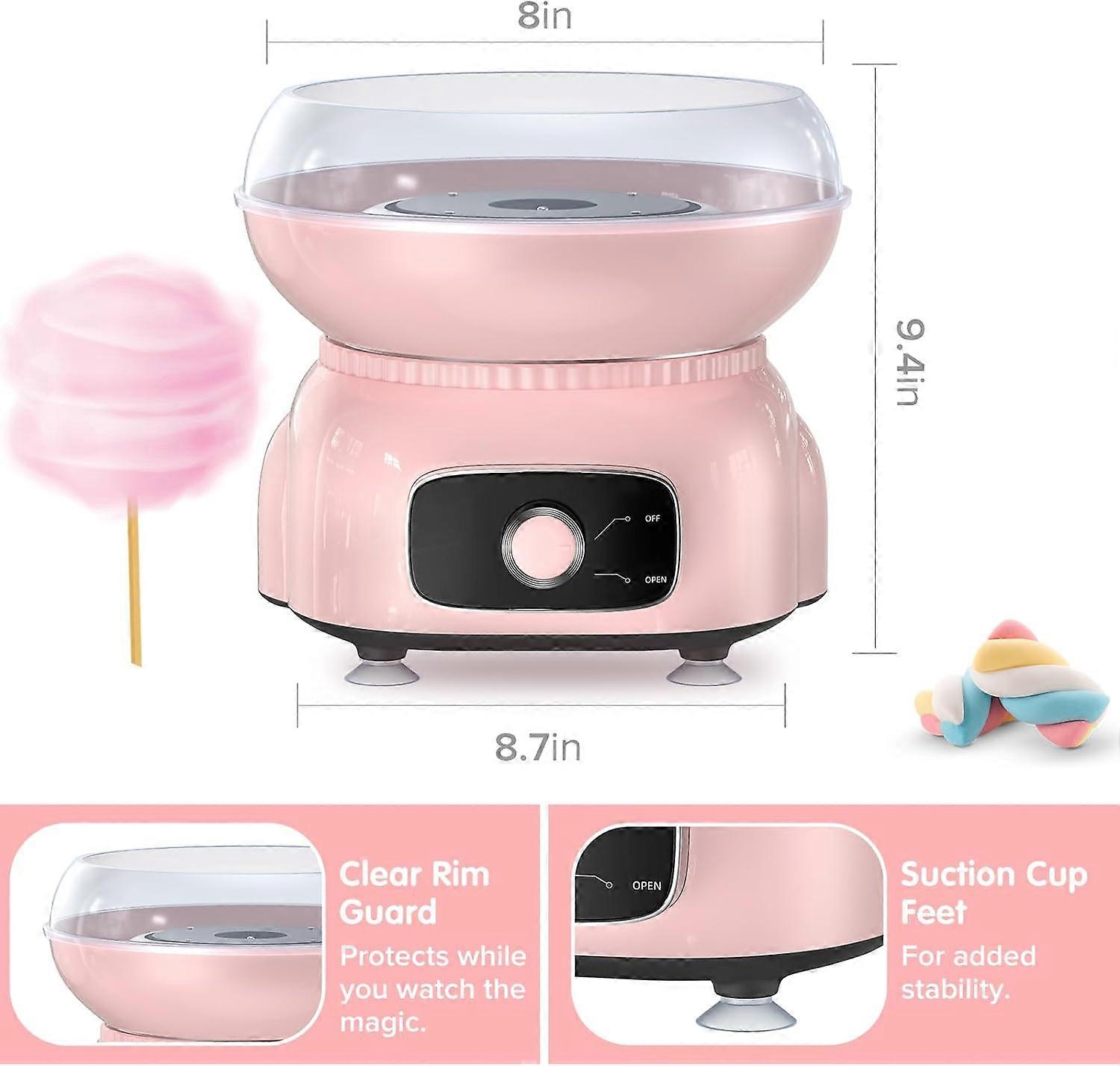 Cotton Candy Machine, Cotton Candy Maker for Kids, Makes Hard Sugar, Sugar Floss, Homemade ...