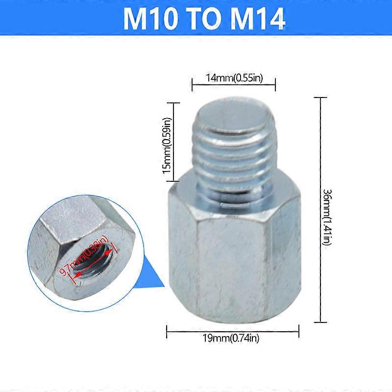 M10 M14 Thread Adapters Interface Connector Converter Screw Connecting ...