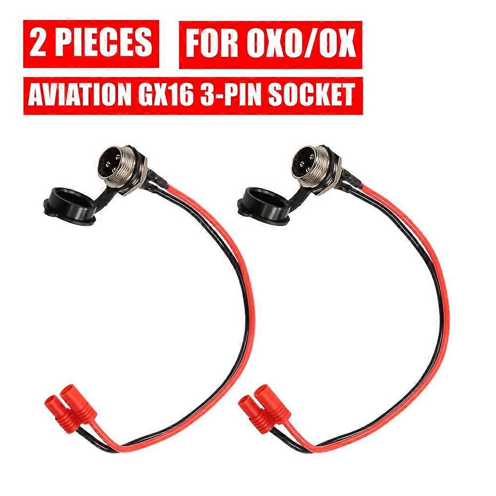 Aviation GX16 3-Pin Charging Socket for INOKIM OXO OX Electric Scooter ...