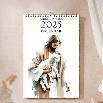 Jesus Christ Calendar 2025 Christian Faith Jesus Monthly Wall Calendar ...