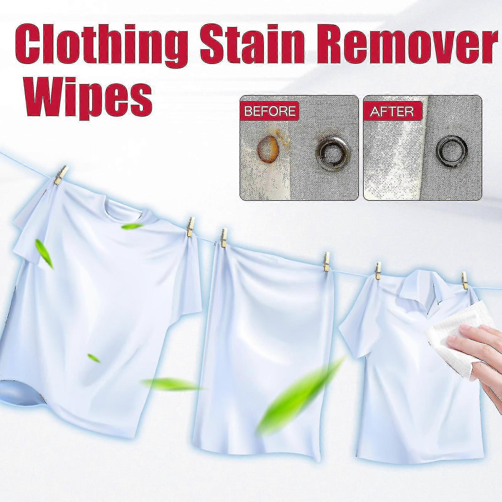 Instant Stain Remover Wipes For Clothes, Laundry Stain And Spot Remover ...