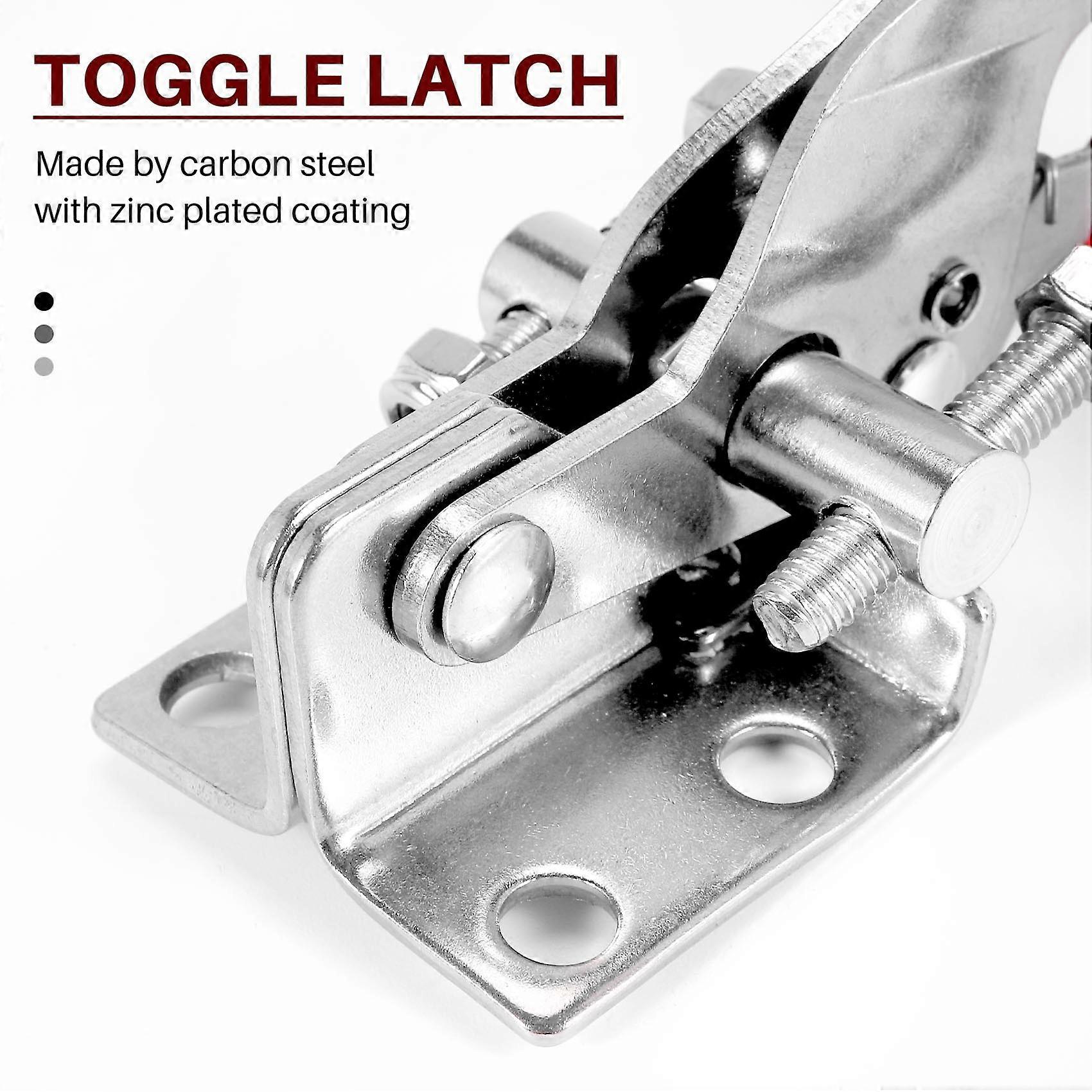 2-Pack 2000Lbs Capacity Heavy Duty Adjustable Latch U Bolt Self-Lock ...