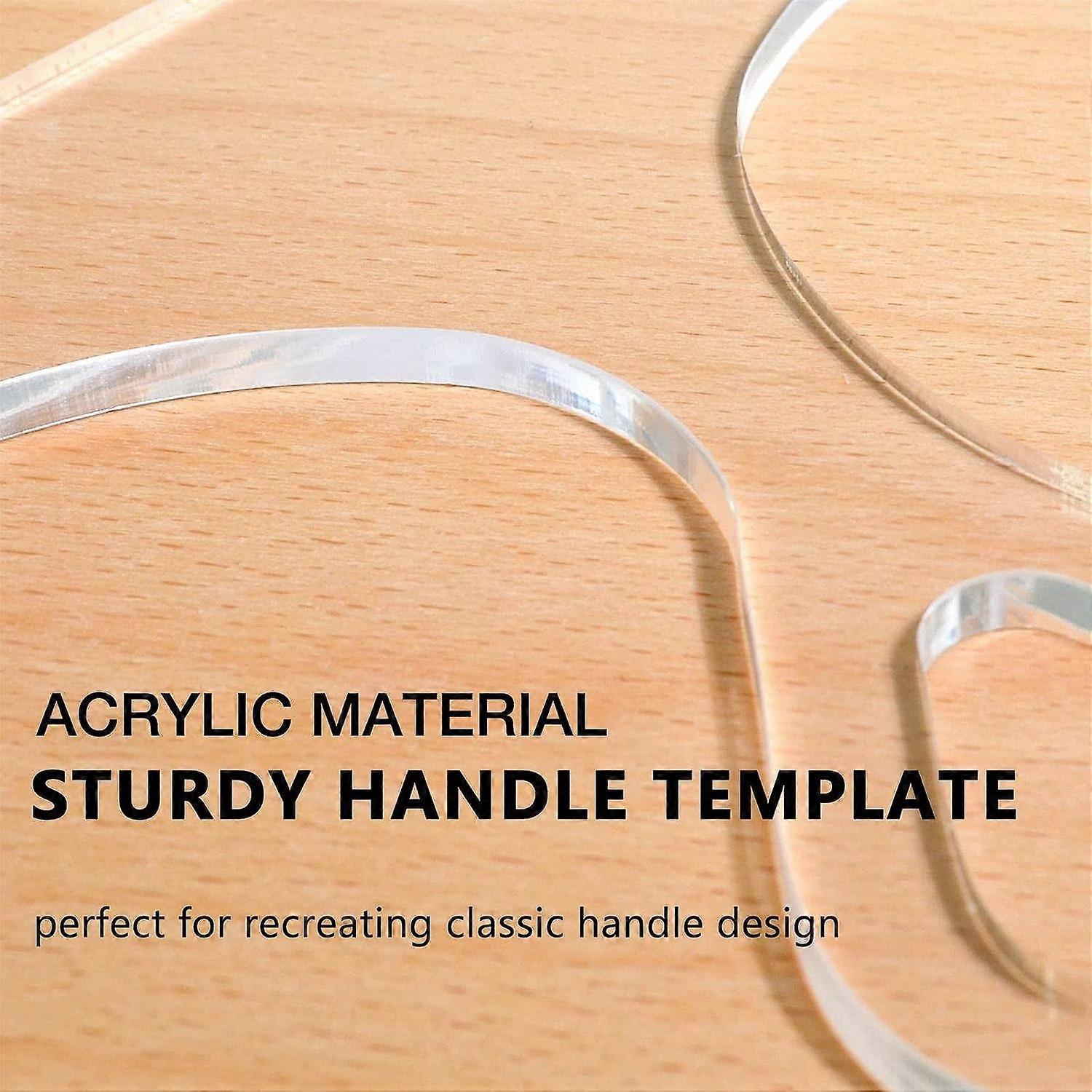 Cutting Board Handle Templates Acrylic - 3 Styles Clear Handle Cutting ...