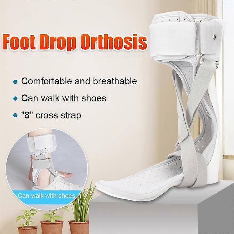 Drop Foot Ankle Orthosis Support Feet Splint Stroke Valgus Joint Leaf ...
