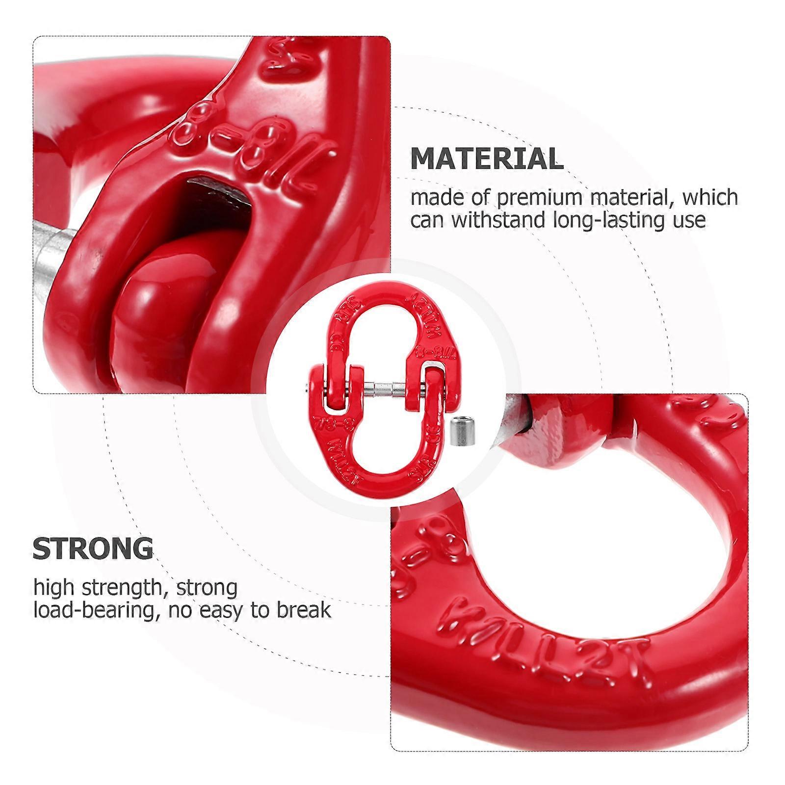 Connecting Link Safety Chain Attachment 2T Load Steel Tow Hitch ...
