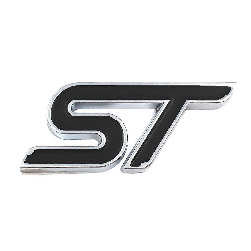 3D ST Racing Car Metal Emblem Badge Sticker Decor for Ford Focus Fiesta ...