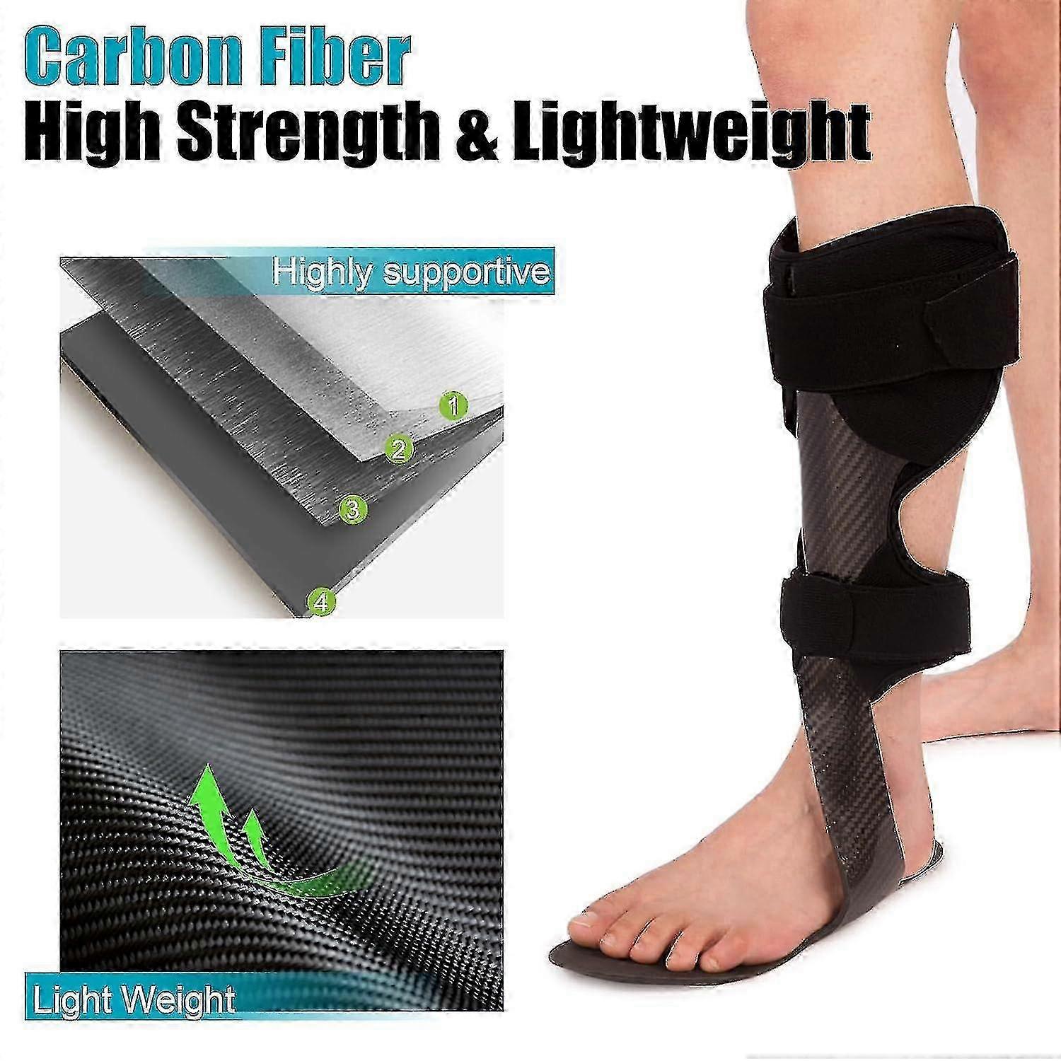 New Brace Lightweight Ankle Foot Orthosis Foot Drop Brace Afo ...