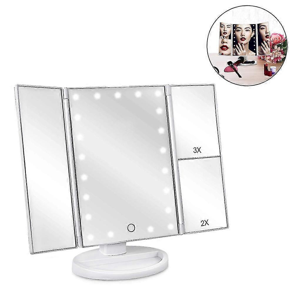 Makeup Mirror With Lights 22 Led Vanity Mirror With 2x/3x Magnification ...