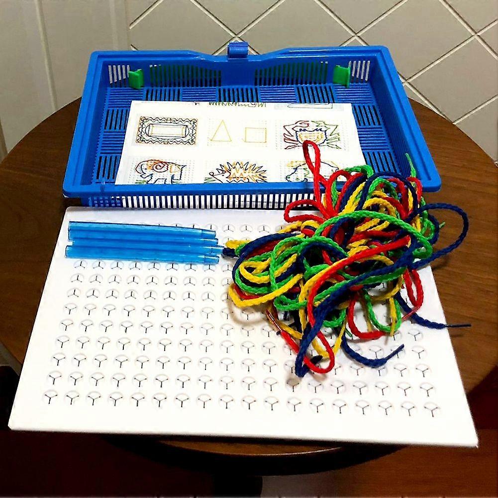 DIY Magic Threading Board for Kids, Sensory Calm Down Toy, Children ...