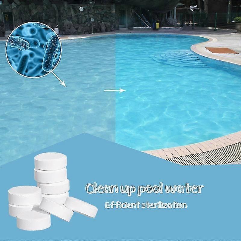 50 Pcs/Box Chlorine Dioxide Tablets Cage Disinfectant pH Adjuster ...