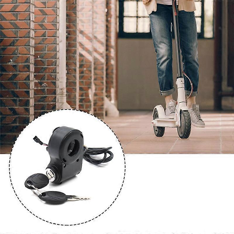 E-Bike Lgnition Lock Key Thumb Throttle Switch Power for KUGOO M4 M5 ...