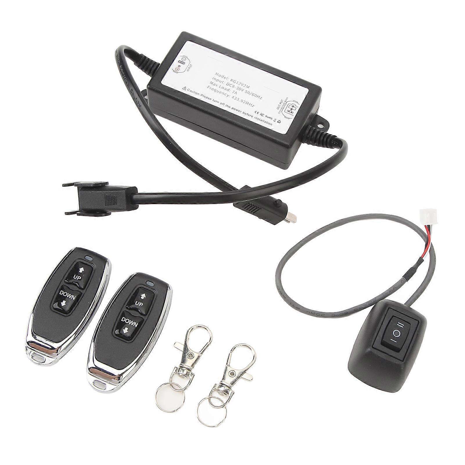 DC 8‑30V Linear Actuator 433MHZ Push Rod Motor Telescopic Remote ...