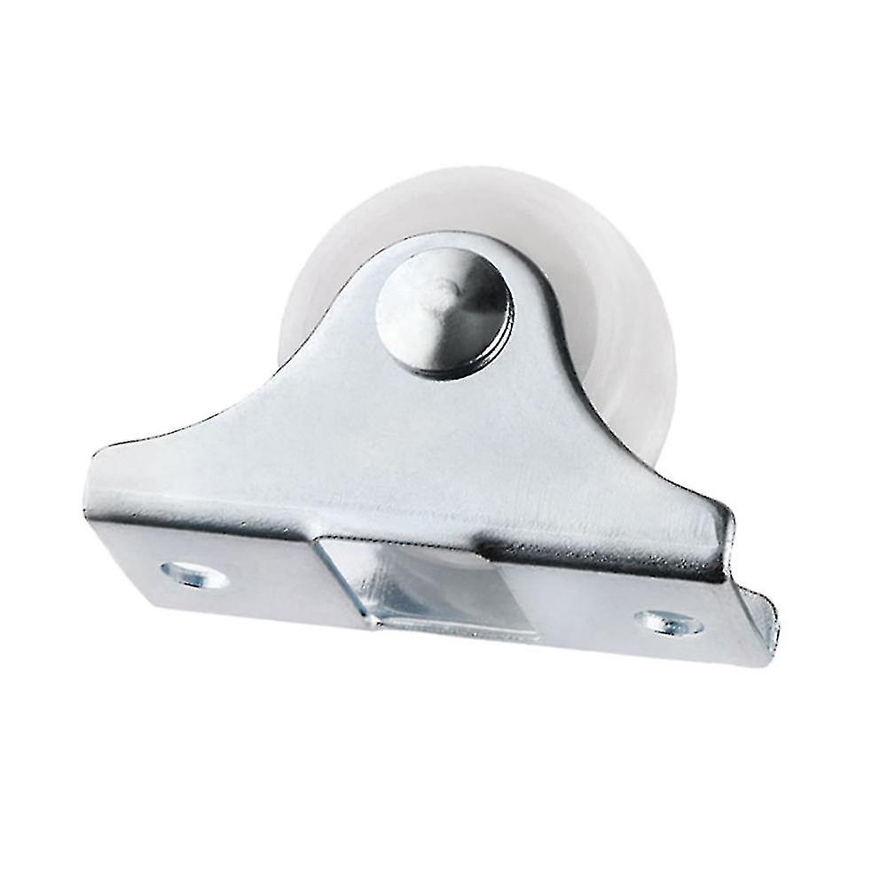 White Rail Fixed Casters Small 1-way Wheels For Furniture Plastic ...