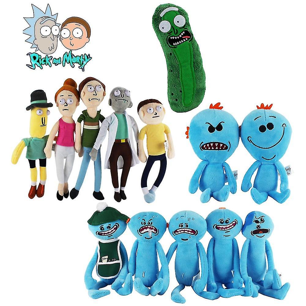 17-30cm Plush Happy Sad Foamy Face Caddy Mr Meeseeks Poopybutthole ...