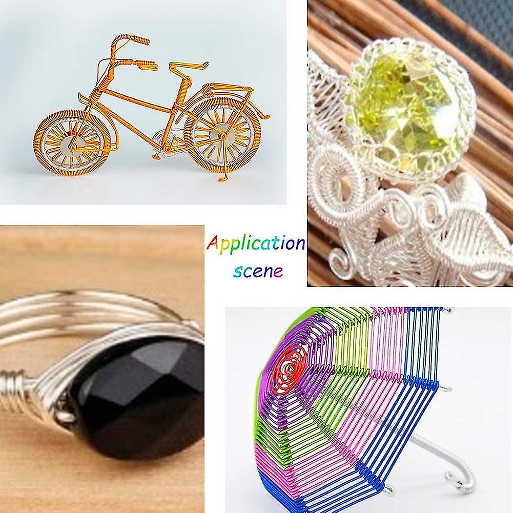 20m 2mm Aluminum Wire, Golden Modeling Wire For Gardening And Flower ...