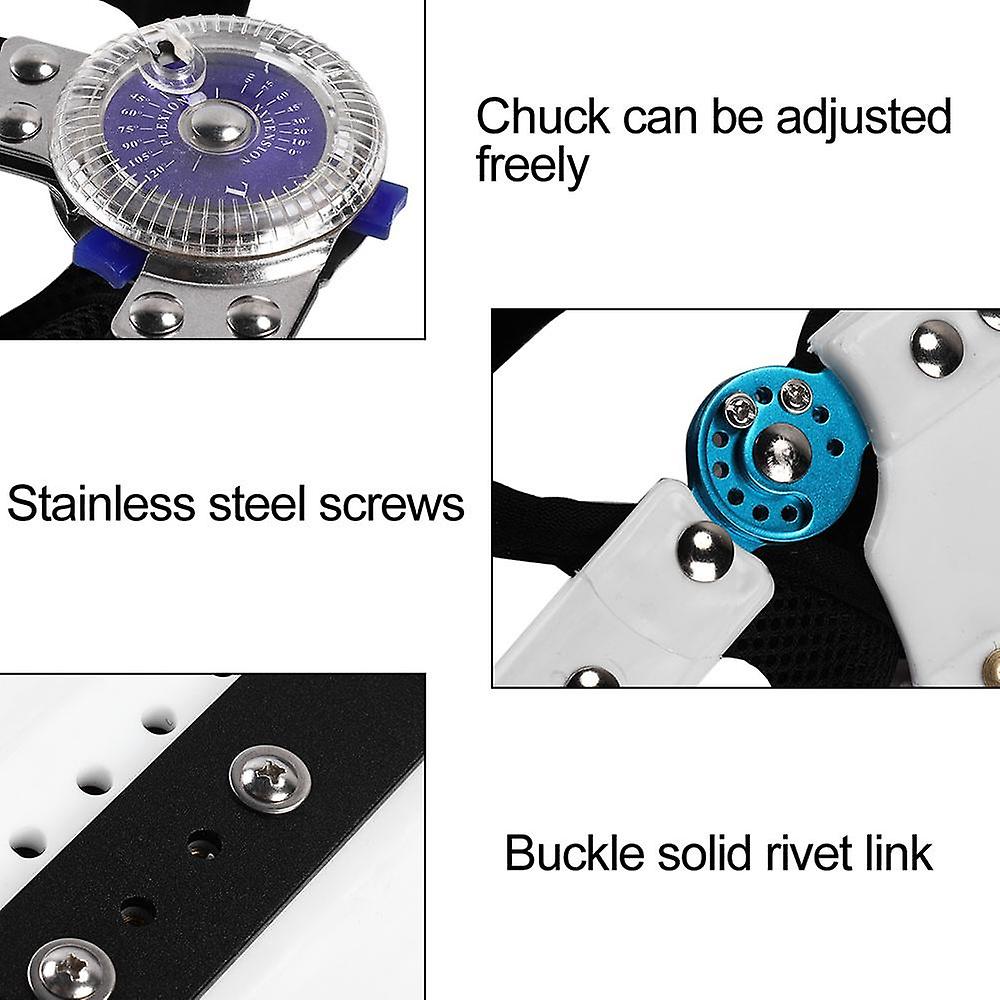 Medical Adjustable Knee Fixed Support Brace Joint Leg Orthotic Support ...