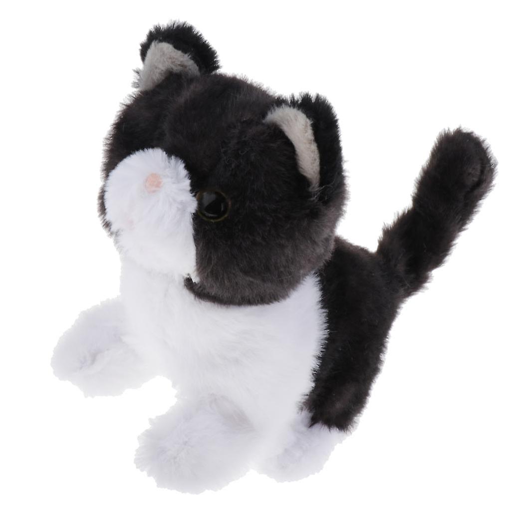 Interactive Robot Cat Electronic Toys Walking Miaow British Shorthair ...