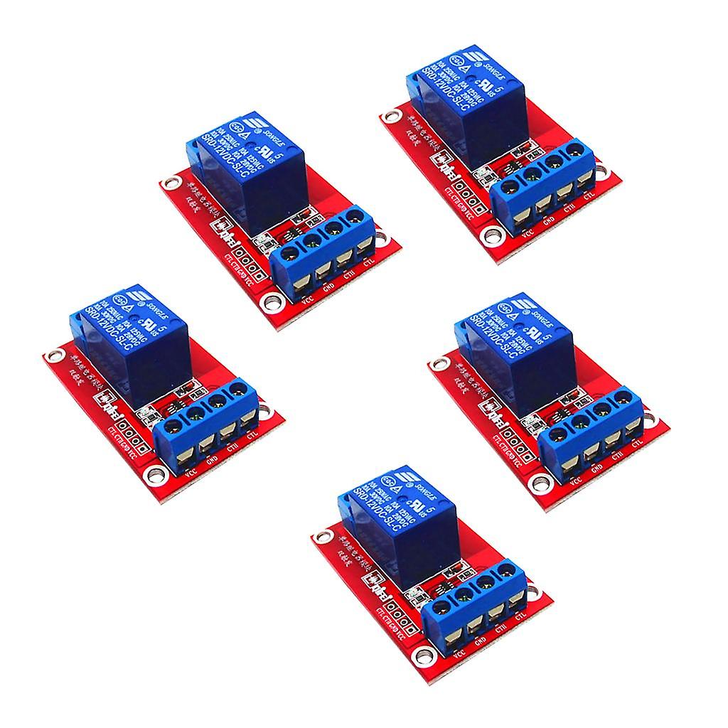 5 Pieces 3v 1 Channel Relay Board Module Optocoupler Led For Pic Arm | Fruugo UK