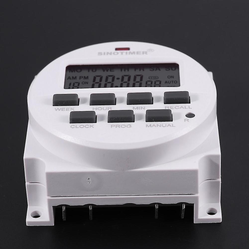 Sinotimer 220v Ac Digital 7 Day Weekly Programmable Timer Switch ...
