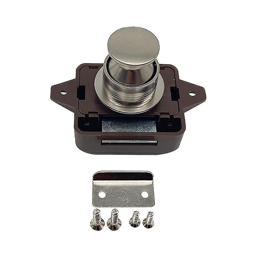 Push Button Catch Lock Cupboard Door Motorhome Cabinet Camper Caravan ...