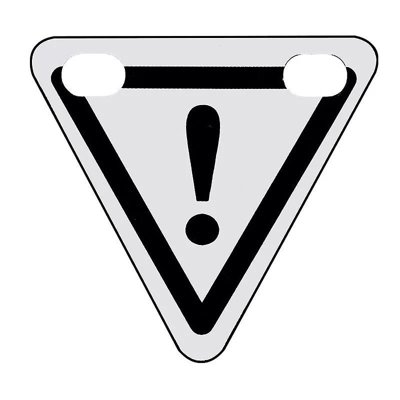 Bicycle Reflective Stickers Triangle Warning Reflector Magnetic Bike ...