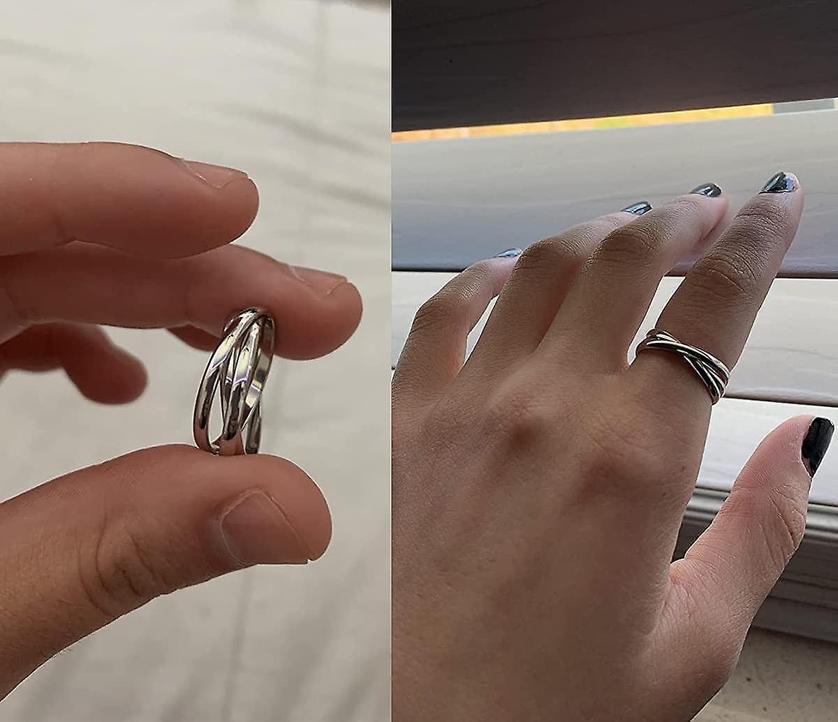 Anxiety Ring for Women Spinner Ring for Anxiety Fidget Anxiety Ring ...