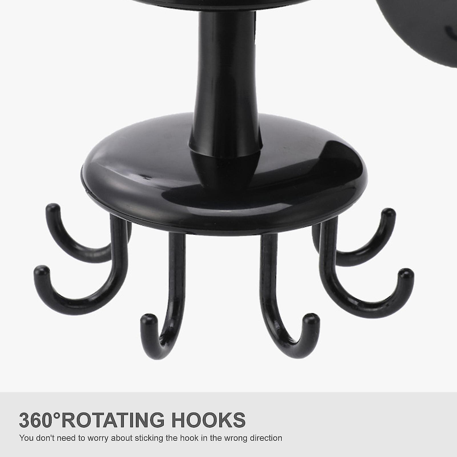 Kitchen Rotating Hook Wall Mounted Rotating Hooks Self-adhesive Utility ...